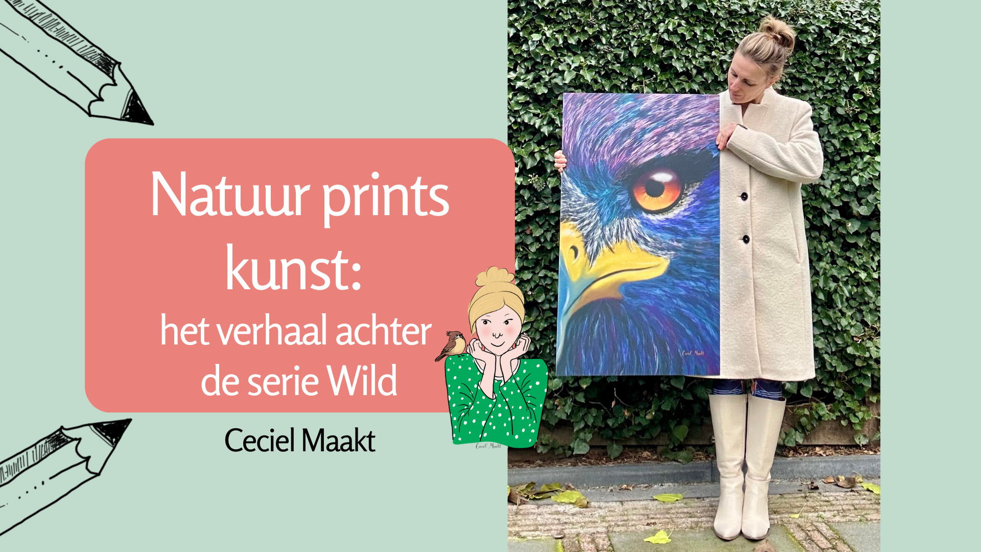 Natuur prints kunst: het verhaal achter de serie Wild - Ceciel Maakt